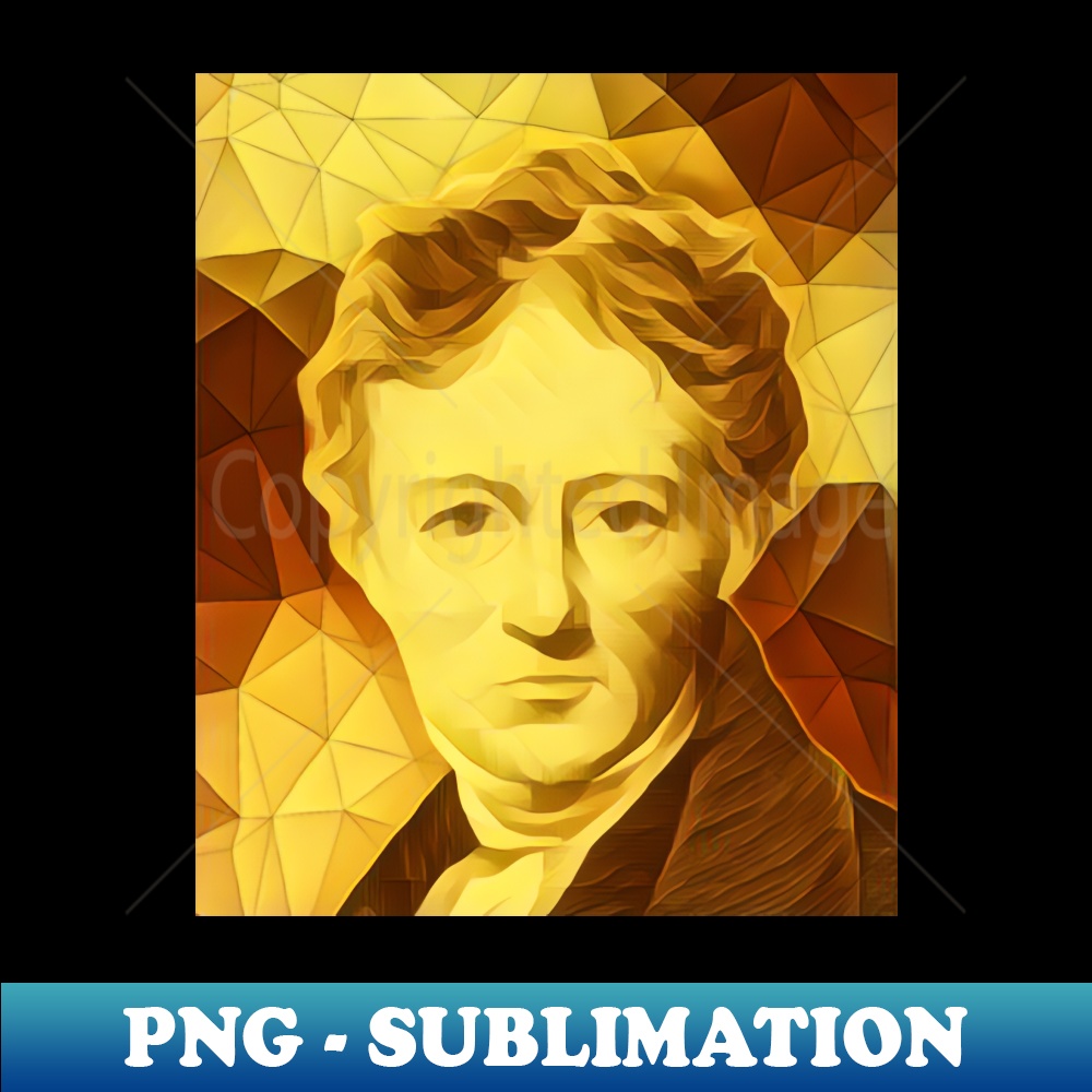 Charles Lamb Golden Portrait Charles Lamb Artwork 9 - Moder | Inspire Uplift