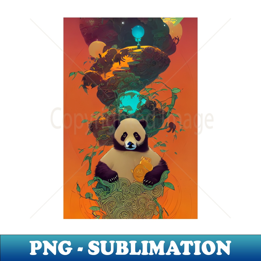 Panda Sentinel - Signature Sublimation PNG File - Defying th - Inspire ...