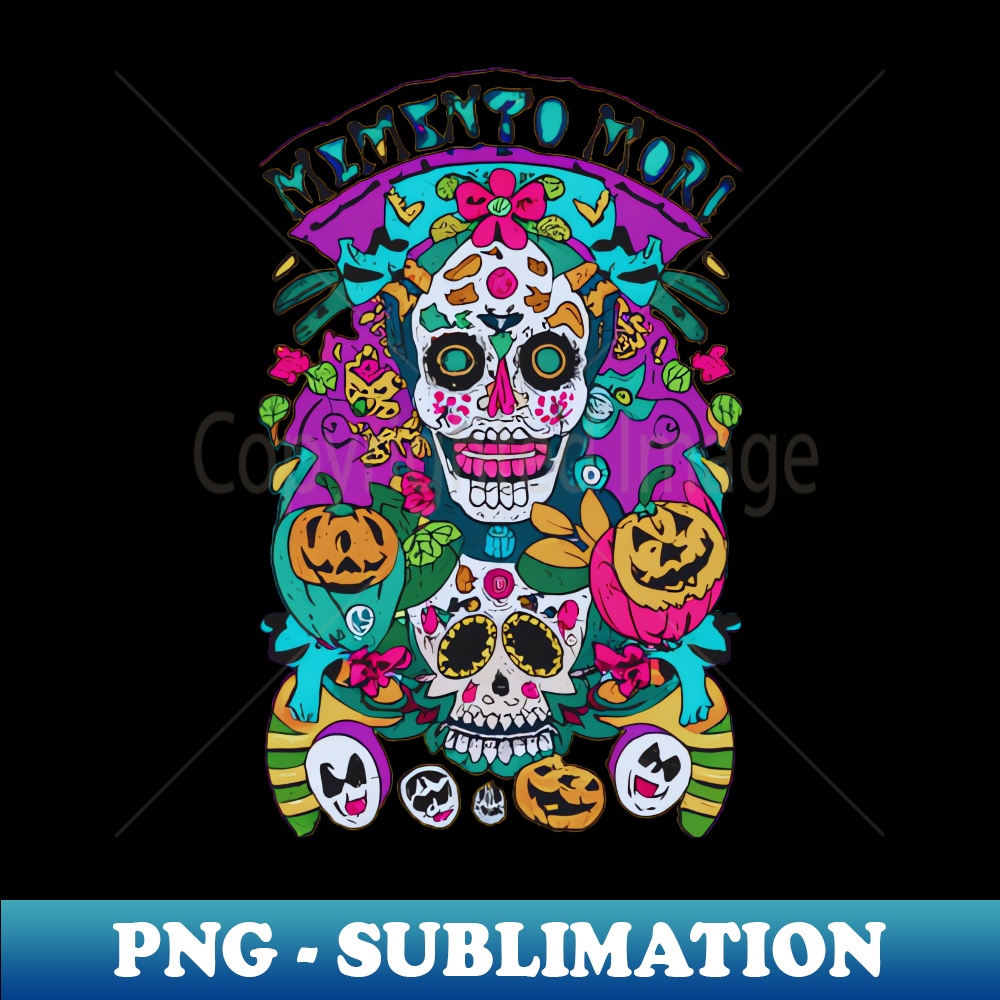 Memento Mori Remember You Must Die - Unique Sublimation PNG - Inspire ...