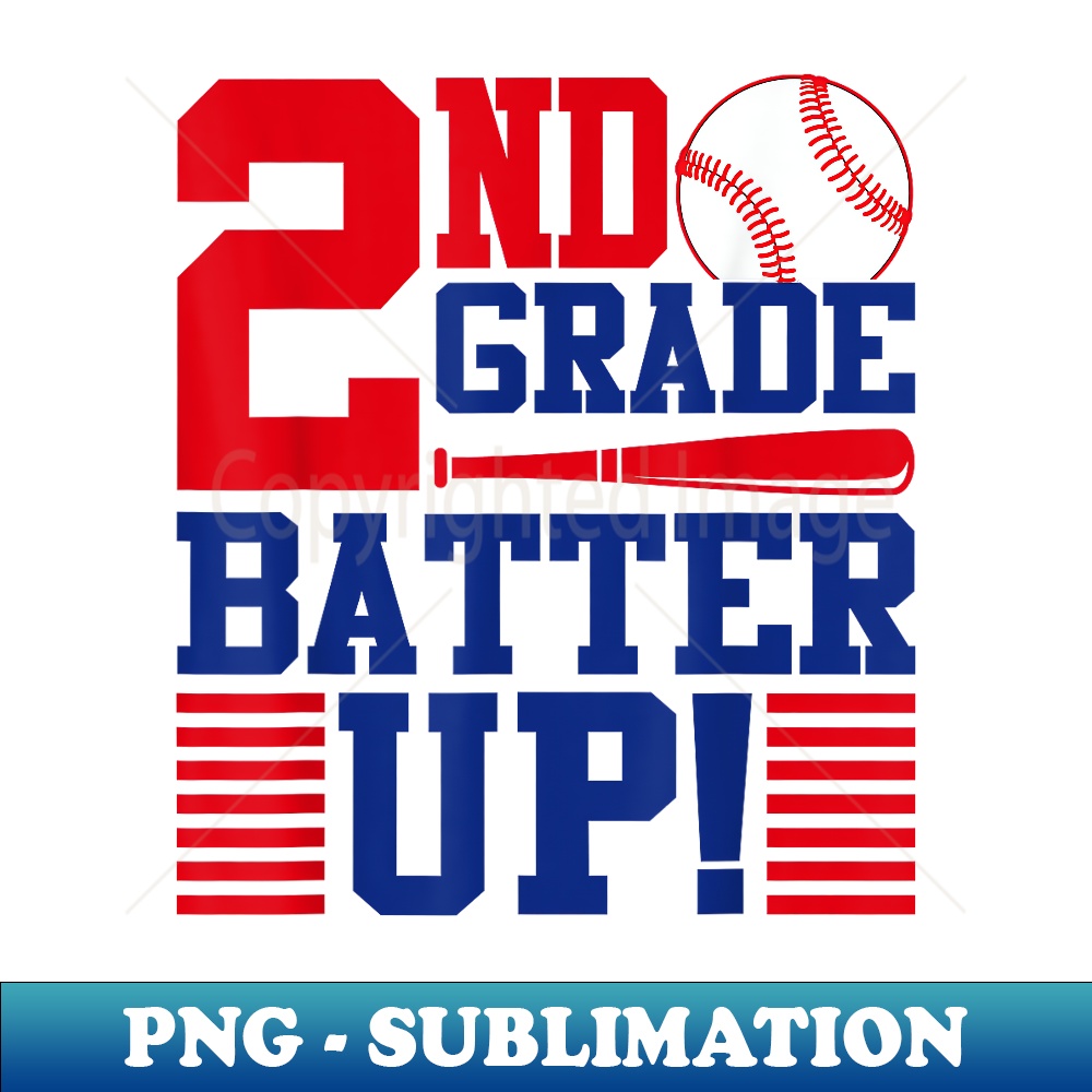 2nd Grade Batter Up Back To School Second Grade Baseball Boy | Inspire ...