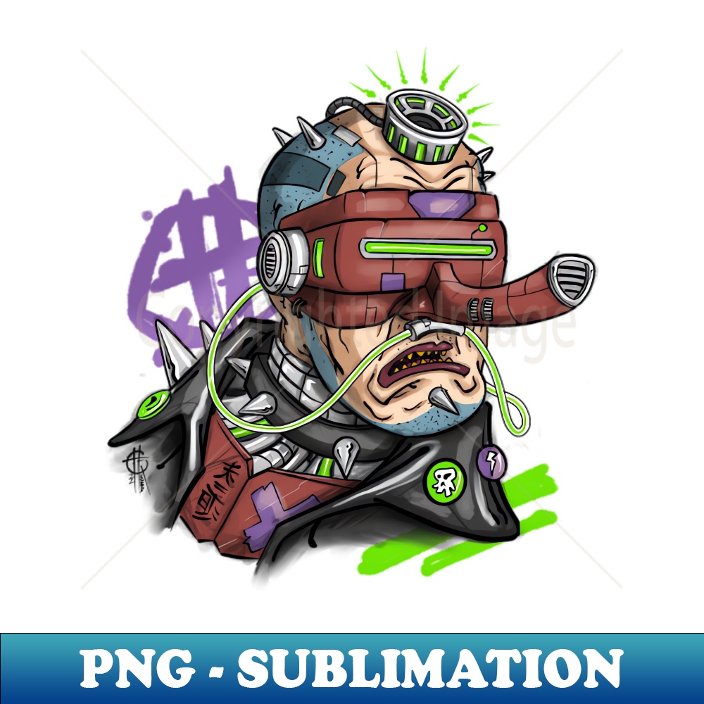 Cyberpunk tengu - PNG Transparent Digital Download File for | Inspire ...