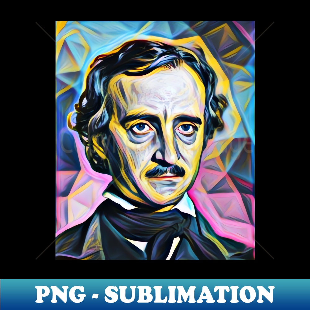 Edgar Allan Poe Portrait Edgar Allan Poe Artwork 3 - Digita | Inspire ...
