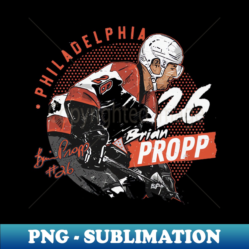 Brian Propp Philadelphia Dots - Modern Sublimation PNG File - Inspire ...
