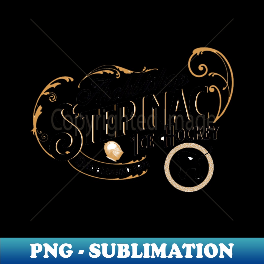 Stepinac Hockey Retro Logo - Sublimation-Ready PNG File - Cr | Inspire ...