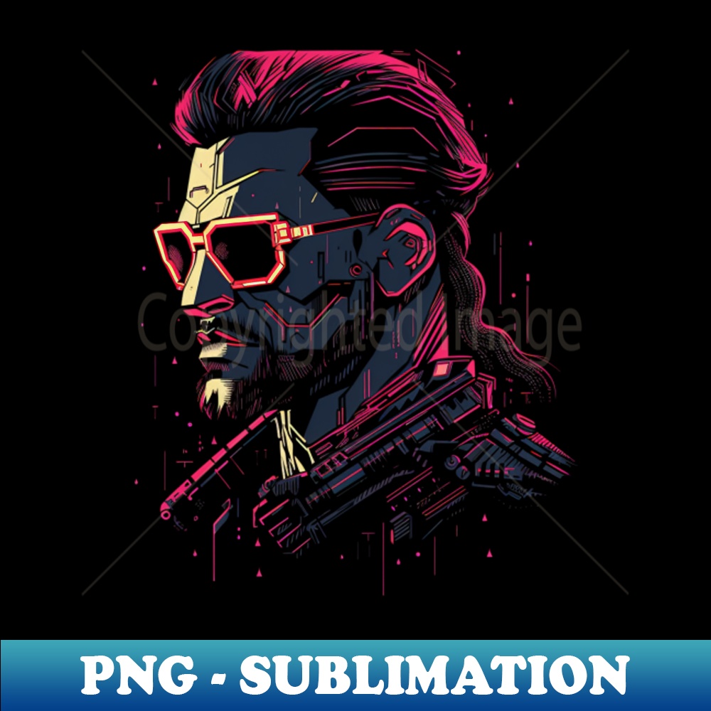 Techno Future - Cyberpunk Dystopia - Exclusive PNG Sublimati | Inspire ...