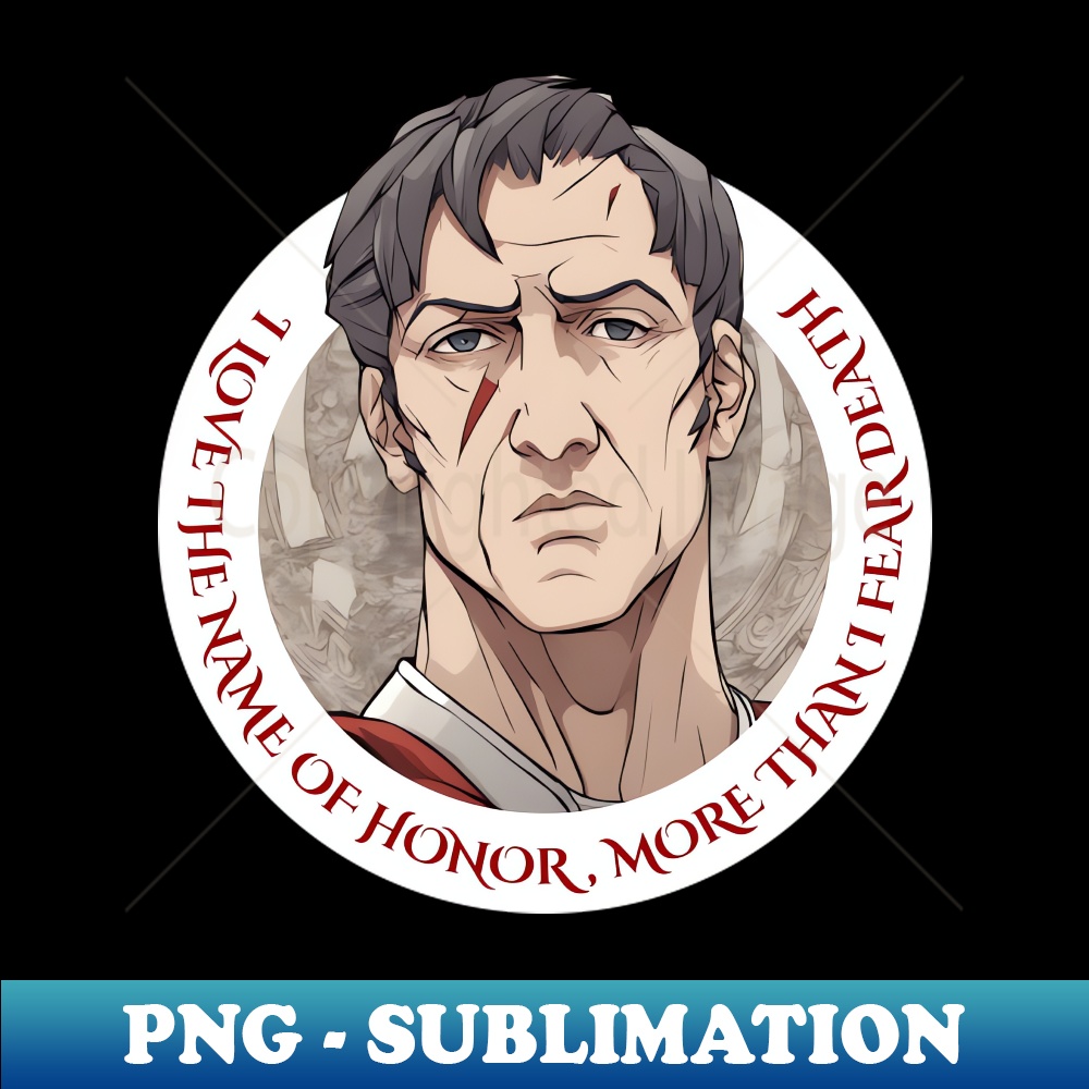 Julius Caesar in anime style - Professional Sublimation Digi | Inspire ...