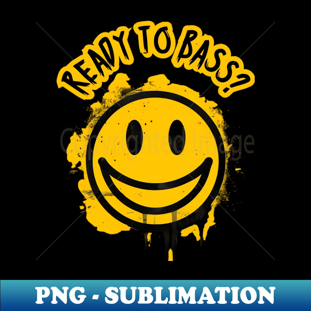 Acid House Smile Face - High-Resolution PNG Sublimation File - Inspire ...