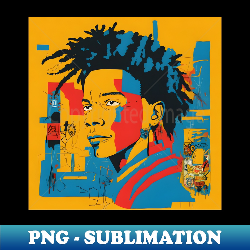 Jean Michel Basquiat Graffiti Art Tribute Street Art - PNG T - Inspire ...