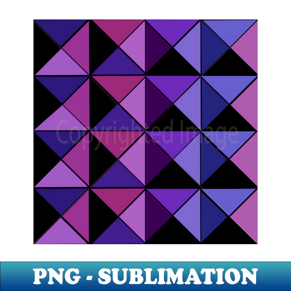 3D Illusion Squared - Violet Blue - Instant Sublimation Digi | Inspire ...