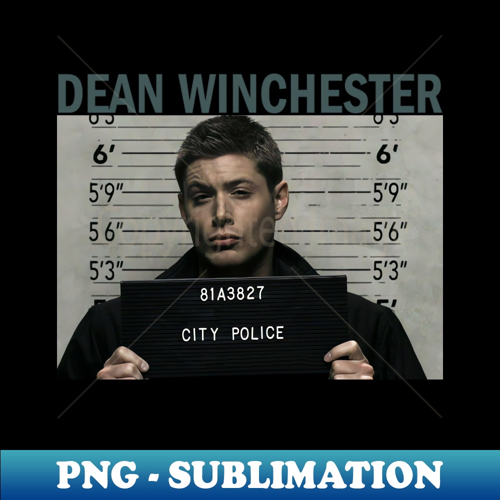 Supernatural Dean Mug Shot - High-Resolution PNG Sublimation | Inspire ...