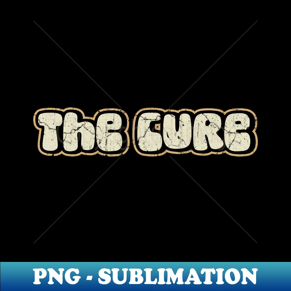 The Cure - Typography - PNG Transparent Digital Download Fil - Inspire ...