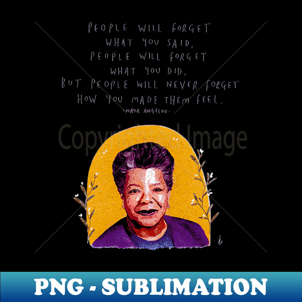 Maya AngelouAmerican memoirist and poet - Exclusive PNG Subl | Inspire ...