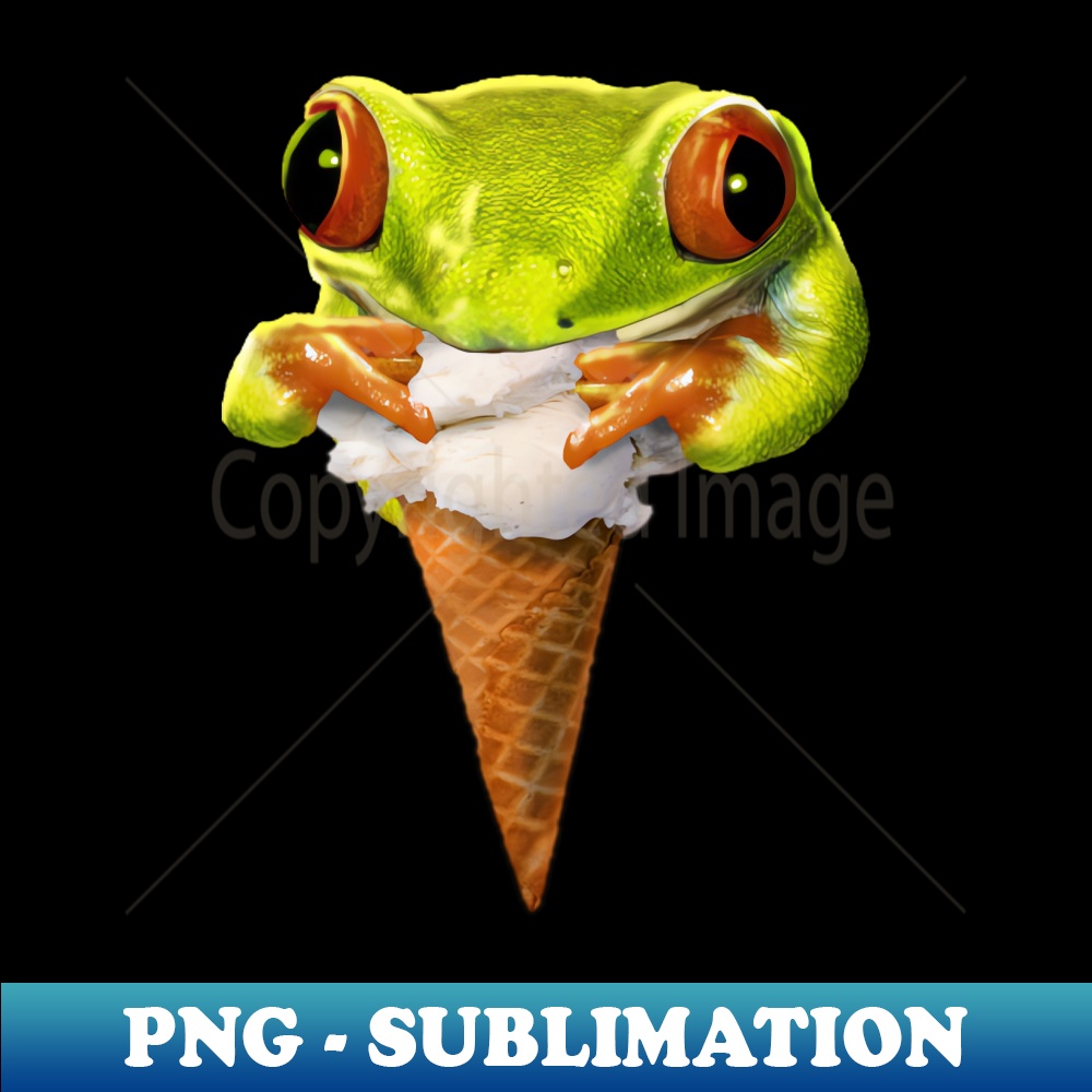 Ice Cream Frog - Signature Sublimation PNG File - Unleash Yo | Inspire ...