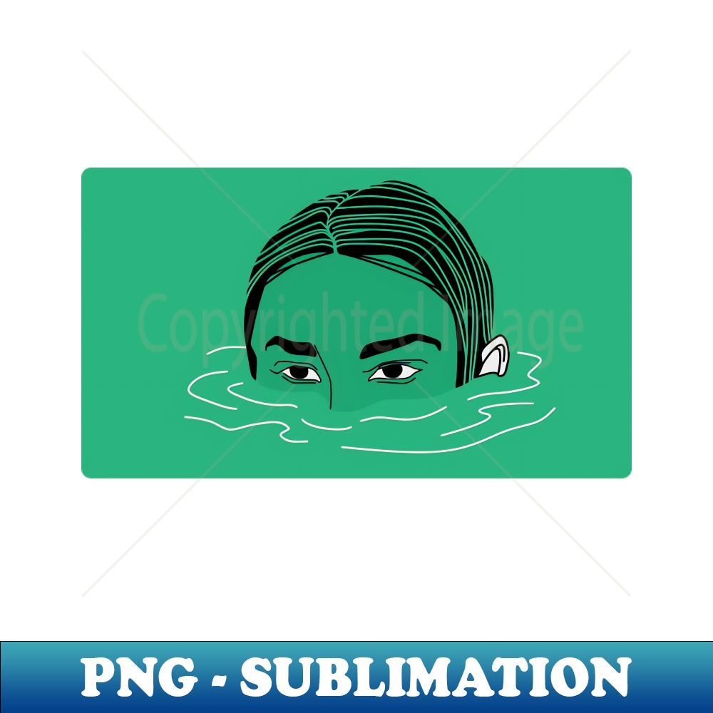 Turquoise face - High-Resolution PNG Sublimation File - Capt | Inspire ...