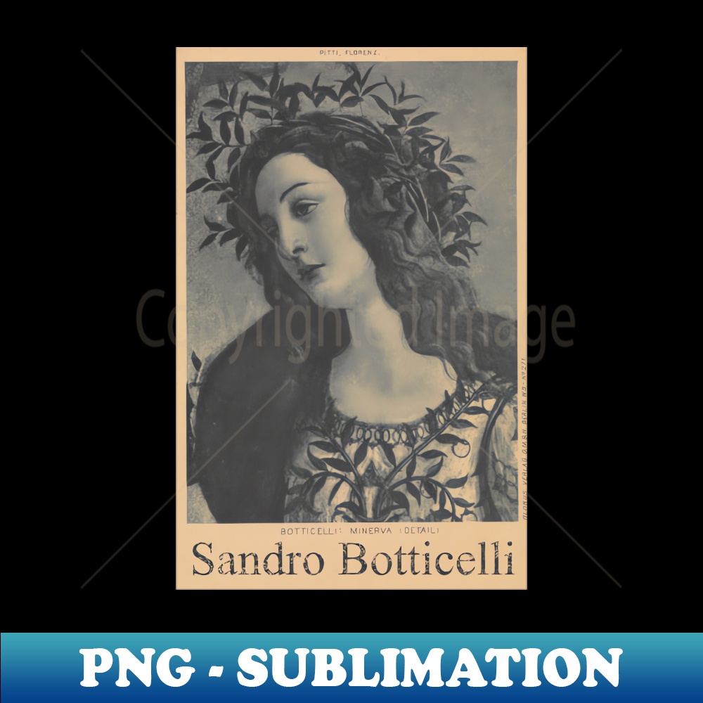 Sandro Botticelli Minerva - Elegant Sublimation PNG Download | Inspire ...