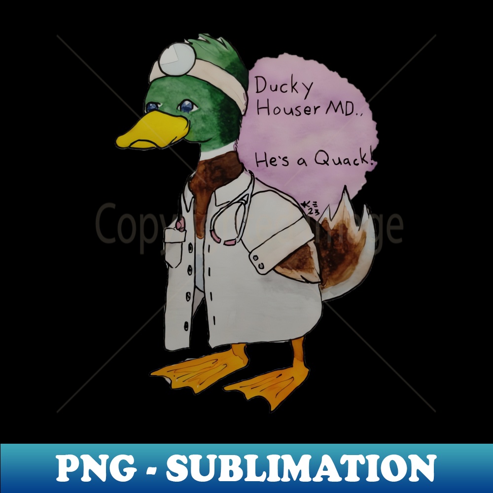 Ducky Houser MD - Retro PNG Sublimation Digital Download - S - Inspire ...