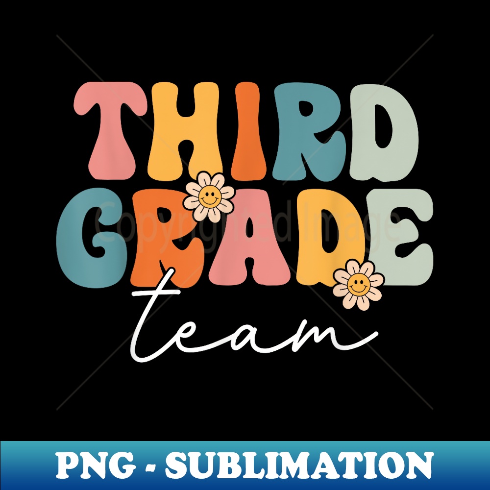 Third Grade Team Retro Groovy Back To School 3rd Grade - Pro | Inspire ...