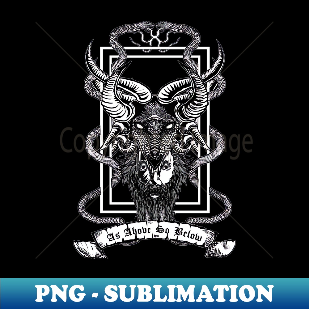 As Above So Below - PNG Transparent Sublimation Design - Per | Inspire ...