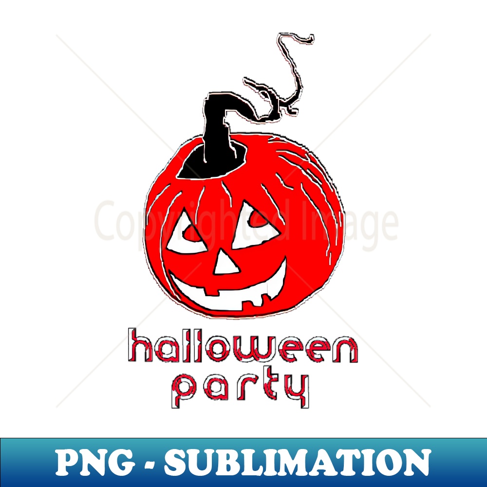 Happy Hallowin Party Halloween day red pumpkin pixel art - S | Inspire ...