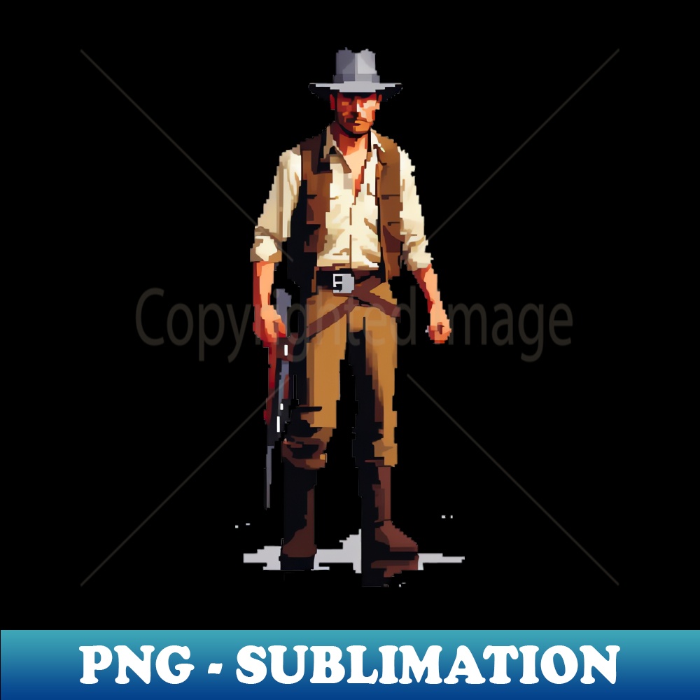 Indiana Jones Pixel Art - Stylish Sublimation Digital Downlo | Inspire ...