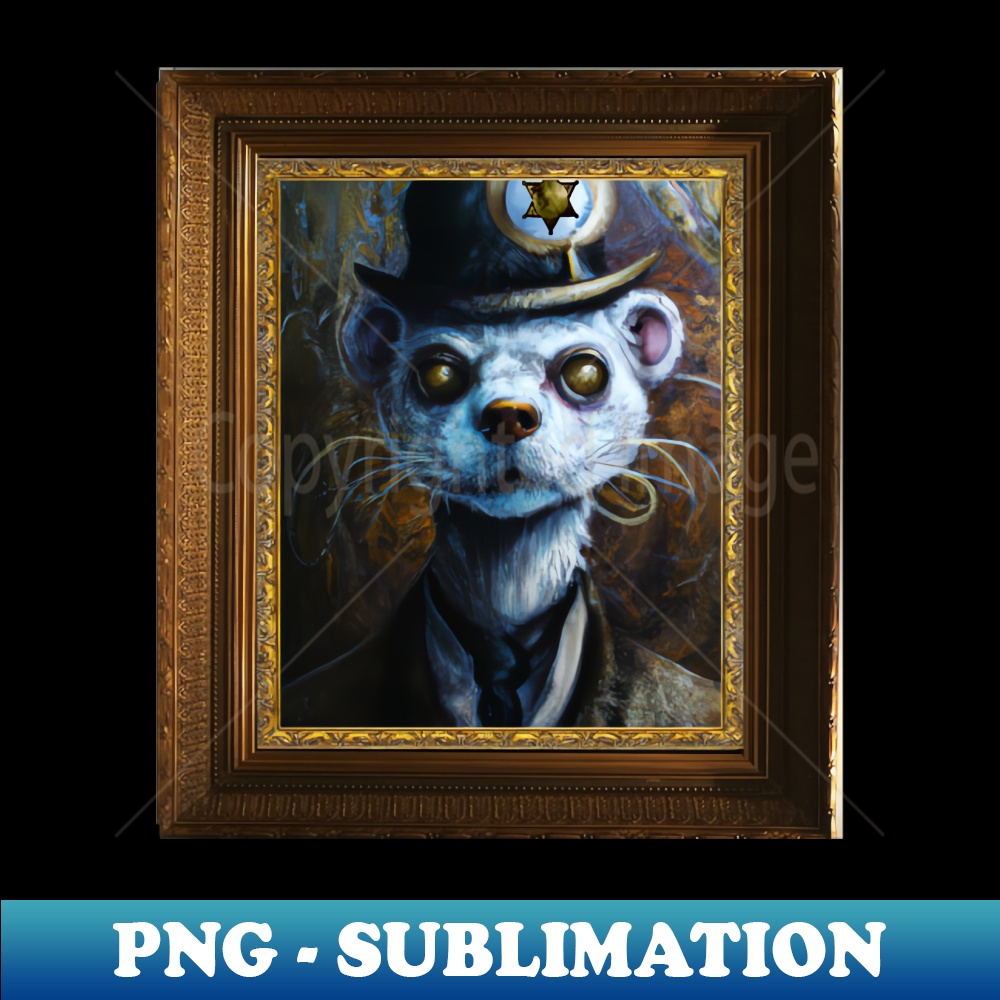 Steampunk Ferret Self Portrait - Professional Sublimation Di | Inspire ...