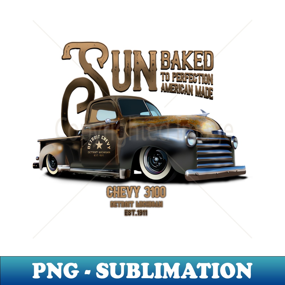 Chevy Sun Baked Truck - Digital Sublimation Download File - | Inspire ...