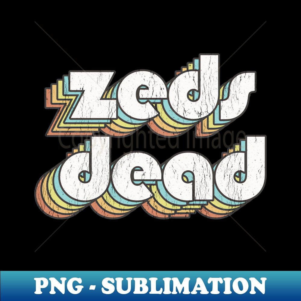 Zeds Dead Rainbow Vintage - PNG Transparent Sublimation Des | Inspire ...