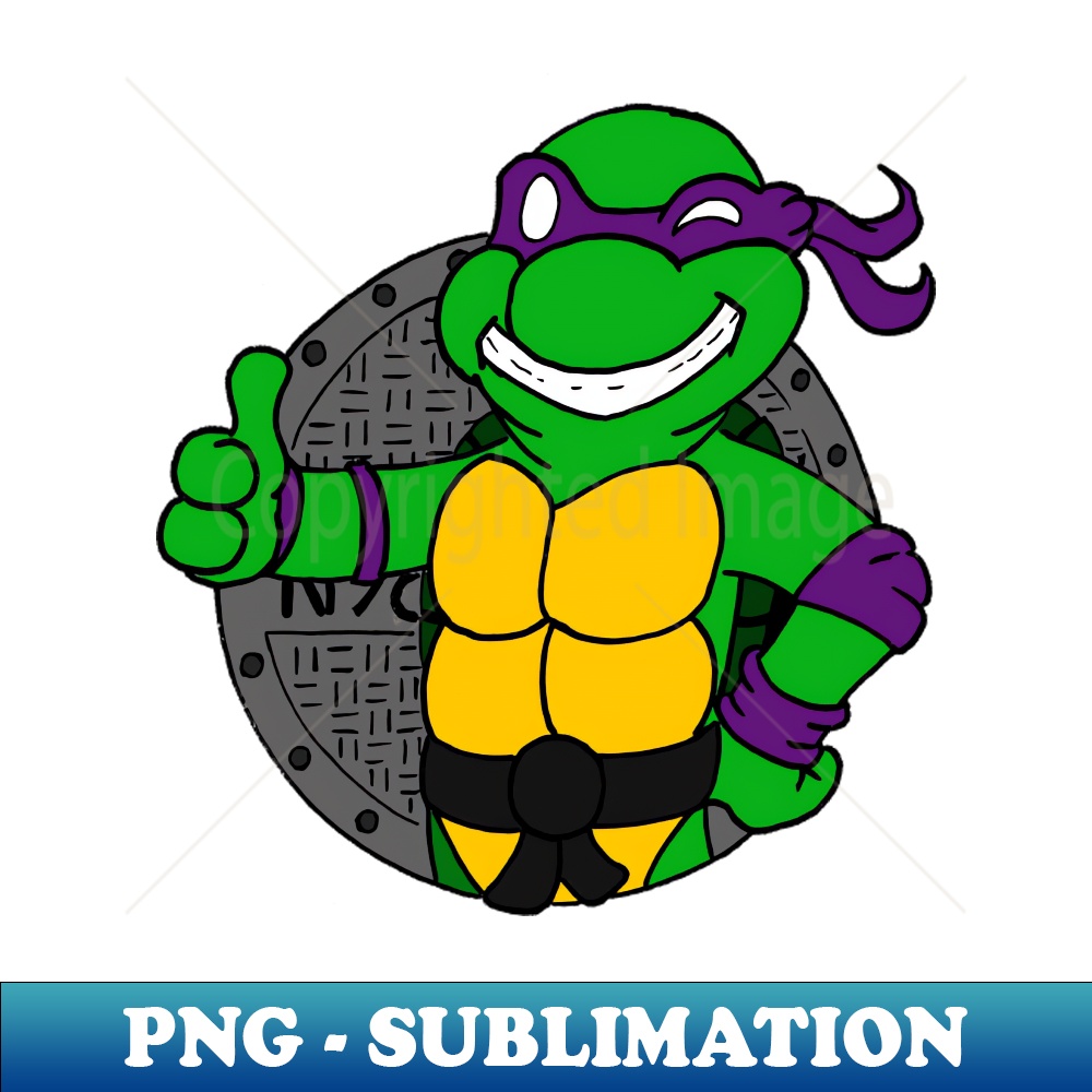 Turtle out 87 Donnie - PNG Transparent Sublimation File - Bo | Inspire ...