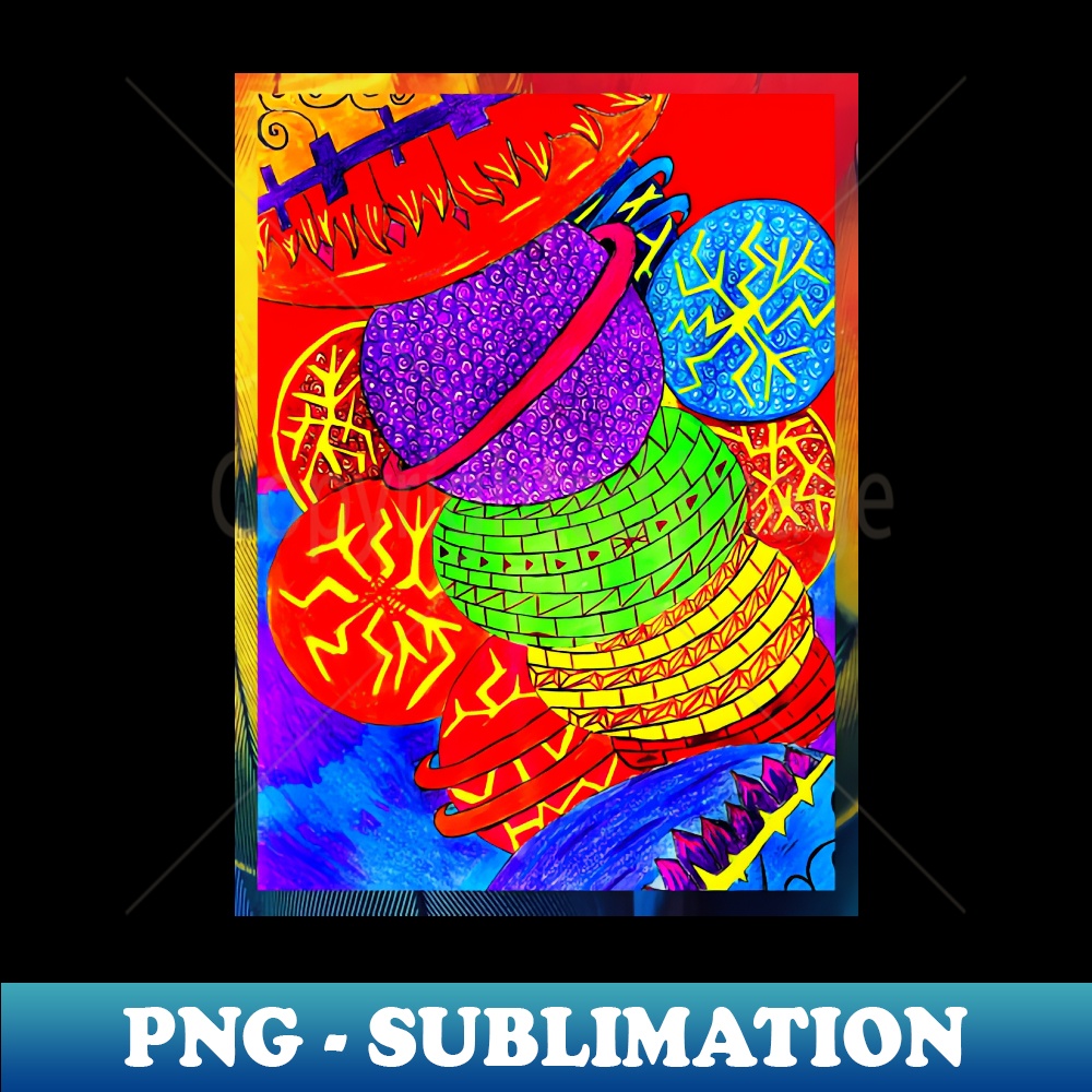 The Solar System - Artistic Sublimation Digital File - Bold | Inspire ...