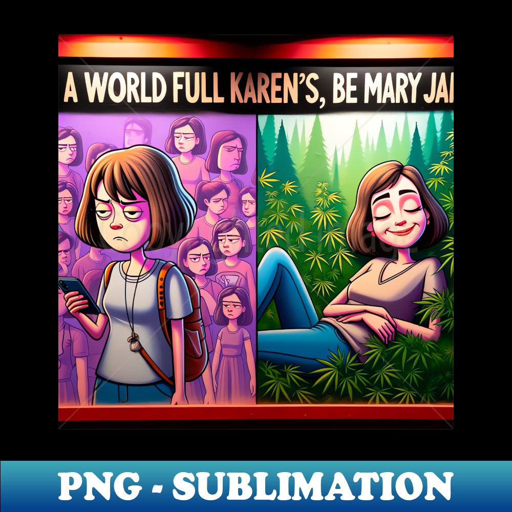 World full of Karens being Mary Jane - Modern Sublimation PN | Inspire Uplift
