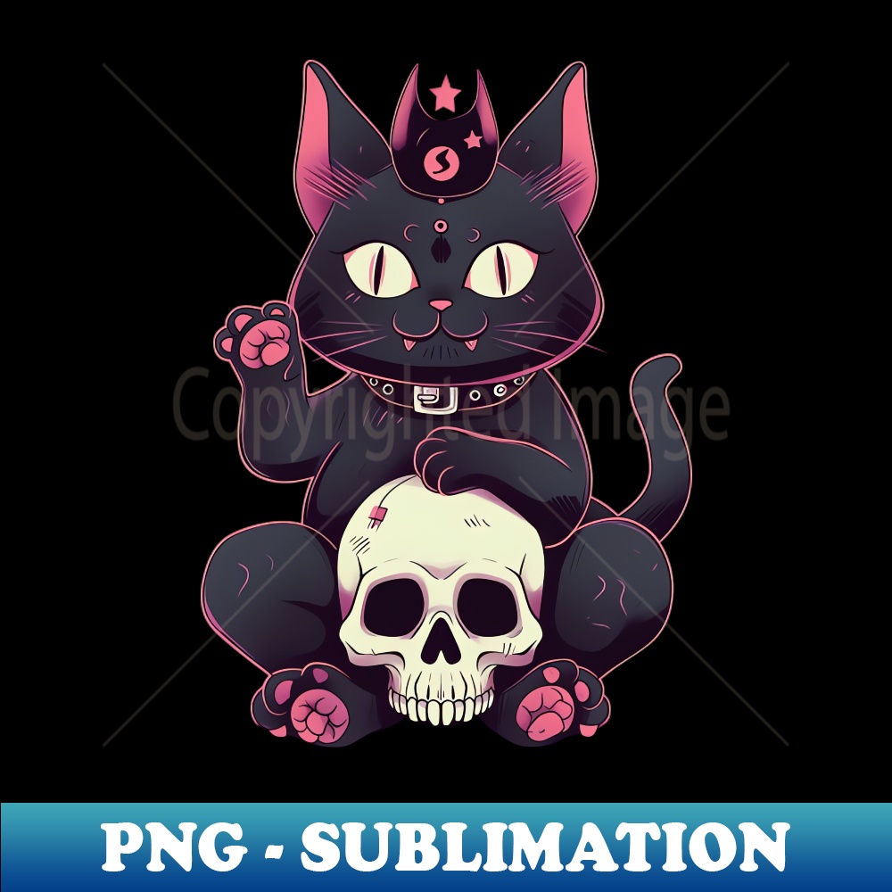 Demon Kitty - Digital Sublimation Download File - Perfect fo - Inspire ...