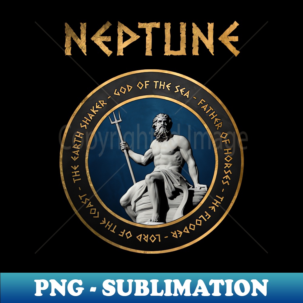 Neptune Ancient Roman Sea God Symbol - Creative Sublimation | Inspire ...