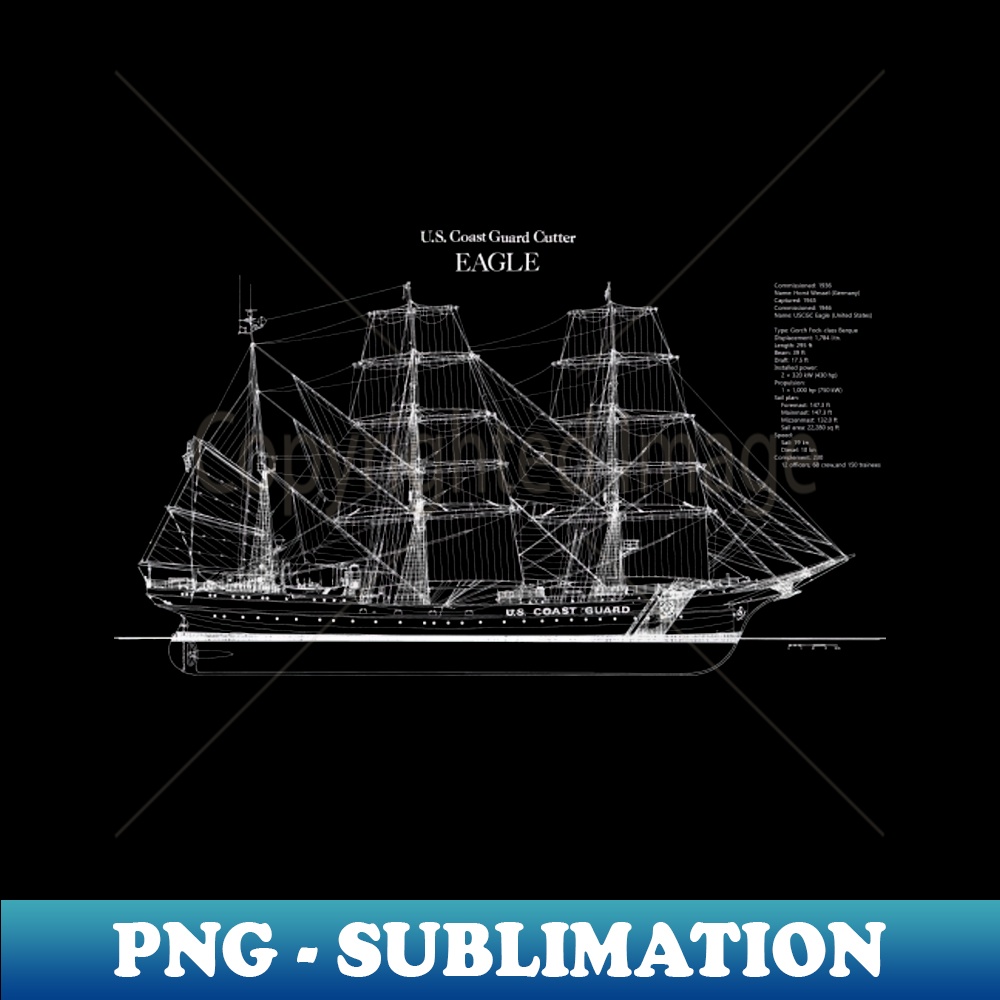 United States Coast Guard Cutter Eagle wix-327 - AD - Premiu | Inspire ...