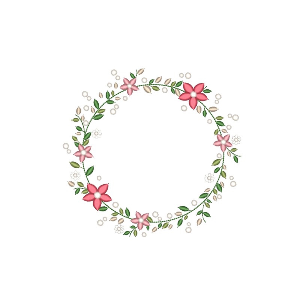 Flower Frame Embroidery Design, Monogram Embroidery Design, - Inspire ...