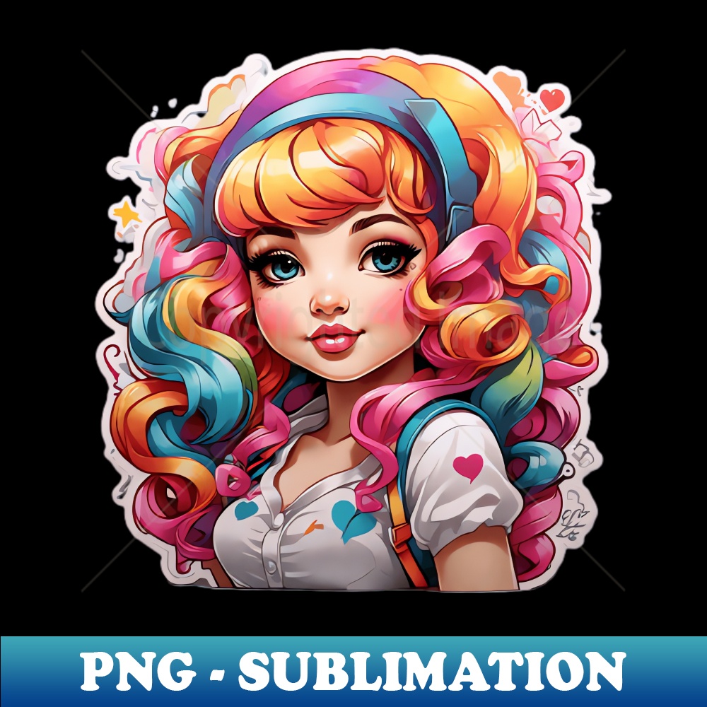Pin-up Baby Girl - High-Resolution PNG Sublimation File - In | Inspire Uplift