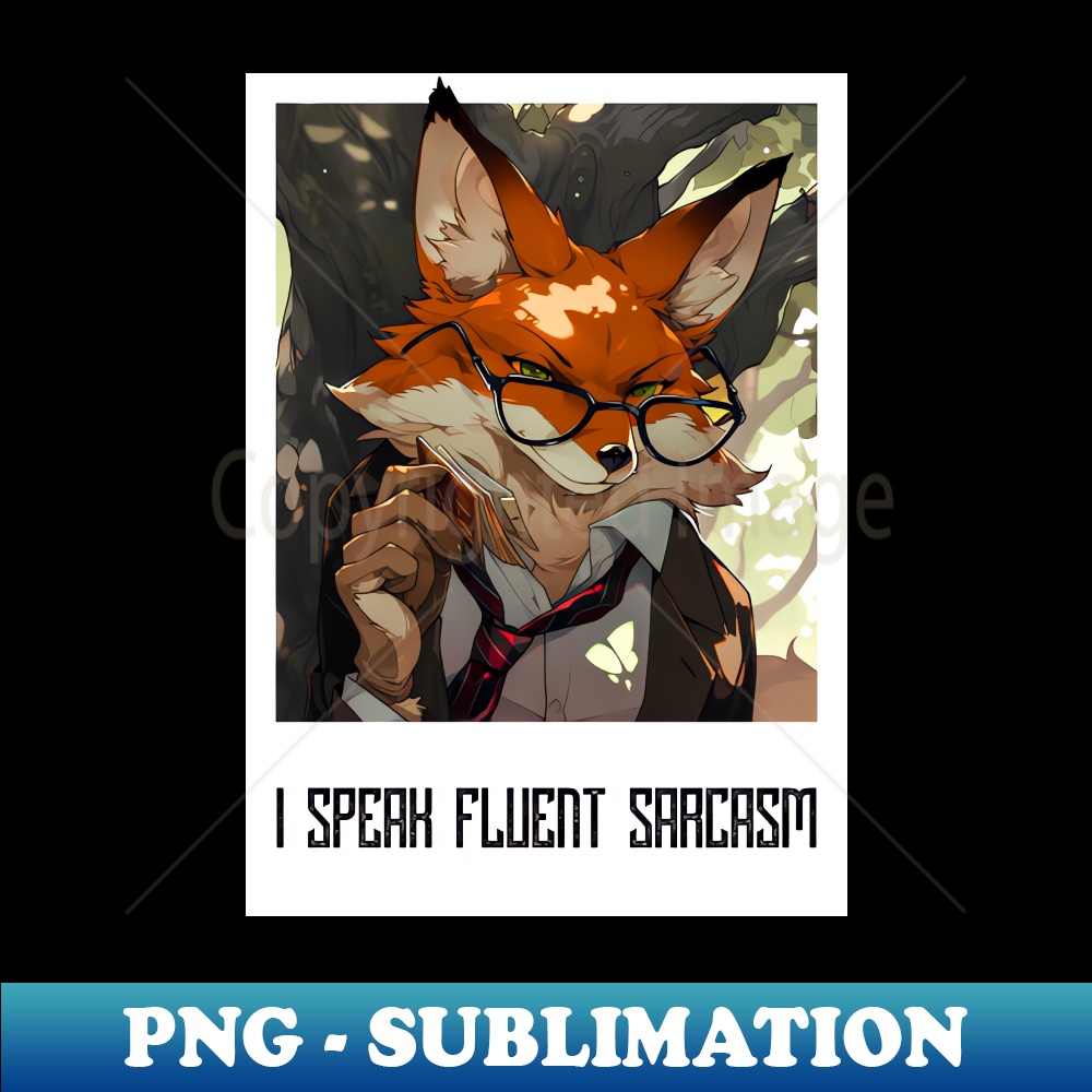 Sarcastic fox - Exclusive PNG Sublimation Download - Perfect | Inspire ...