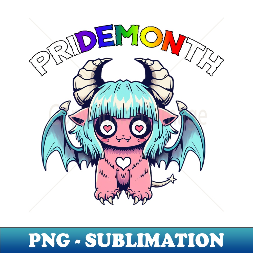 Pride Month Demon - PriDE MONth Cute Demon - Modern Sublimat | Inspire ...