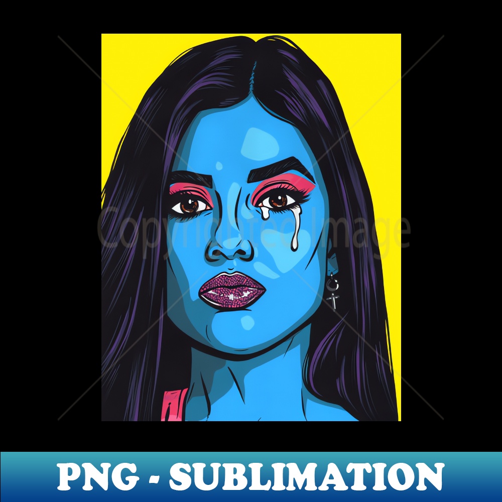 Blue Crying - Vintage Sublimation PNG Download - Bold & Eye- | Inspire ...