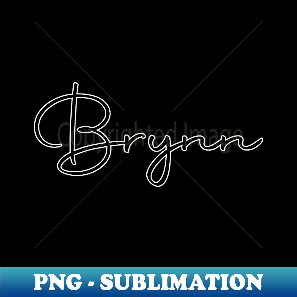 Autography Brynn Name Label - PNG Transparent Digital Downlo | Inspire ...