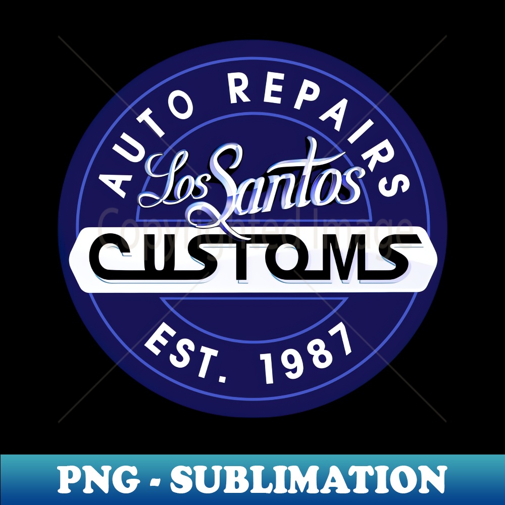 Los Santos Customs - High-Resolution PNG Sublimation File - - Inspire ...