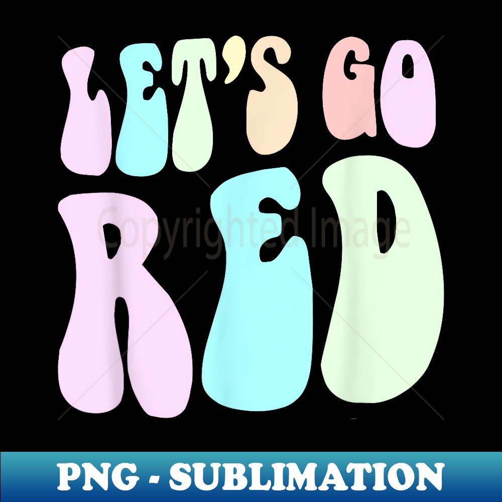 Retro LET'S GO RED Team War Game Summer Camp Competition - R | Inspire Uplift