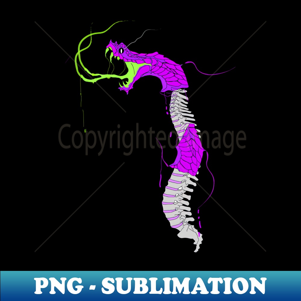 Spine snake - Signature Sublimation PNG File - Bring Your De | Inspire ...