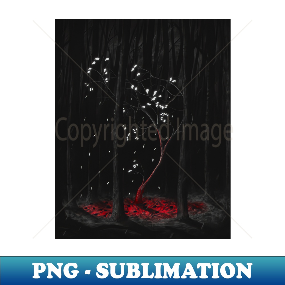 Sorrow dark tree illustration - Decorative Sublimation PNG F | Inspire ...