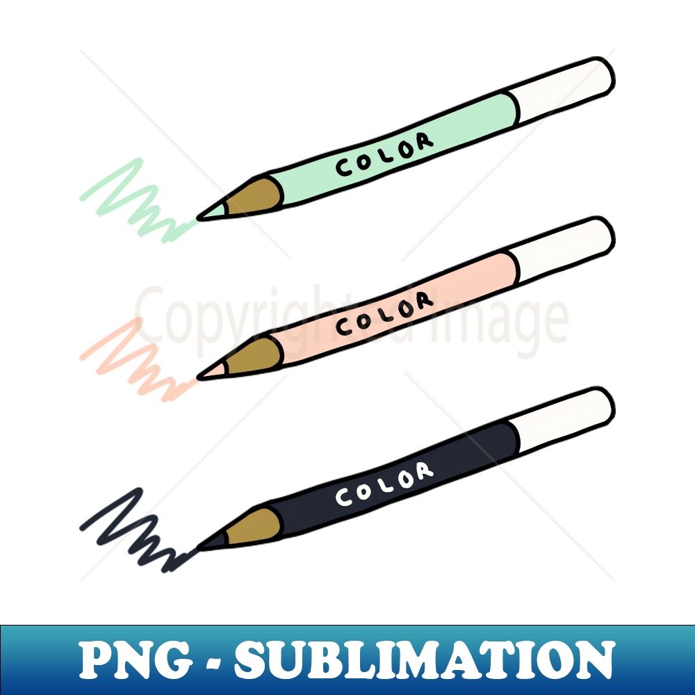 Colored pencils - Aesthetic Sublimation Digital File - Stunn - Inspire ...