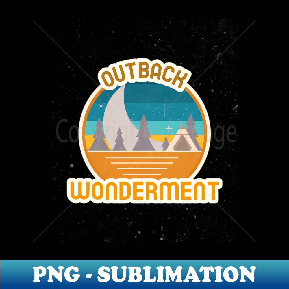 Outback Wonderment Camping - PNG Transparent Sublimation Des - Inspire ...