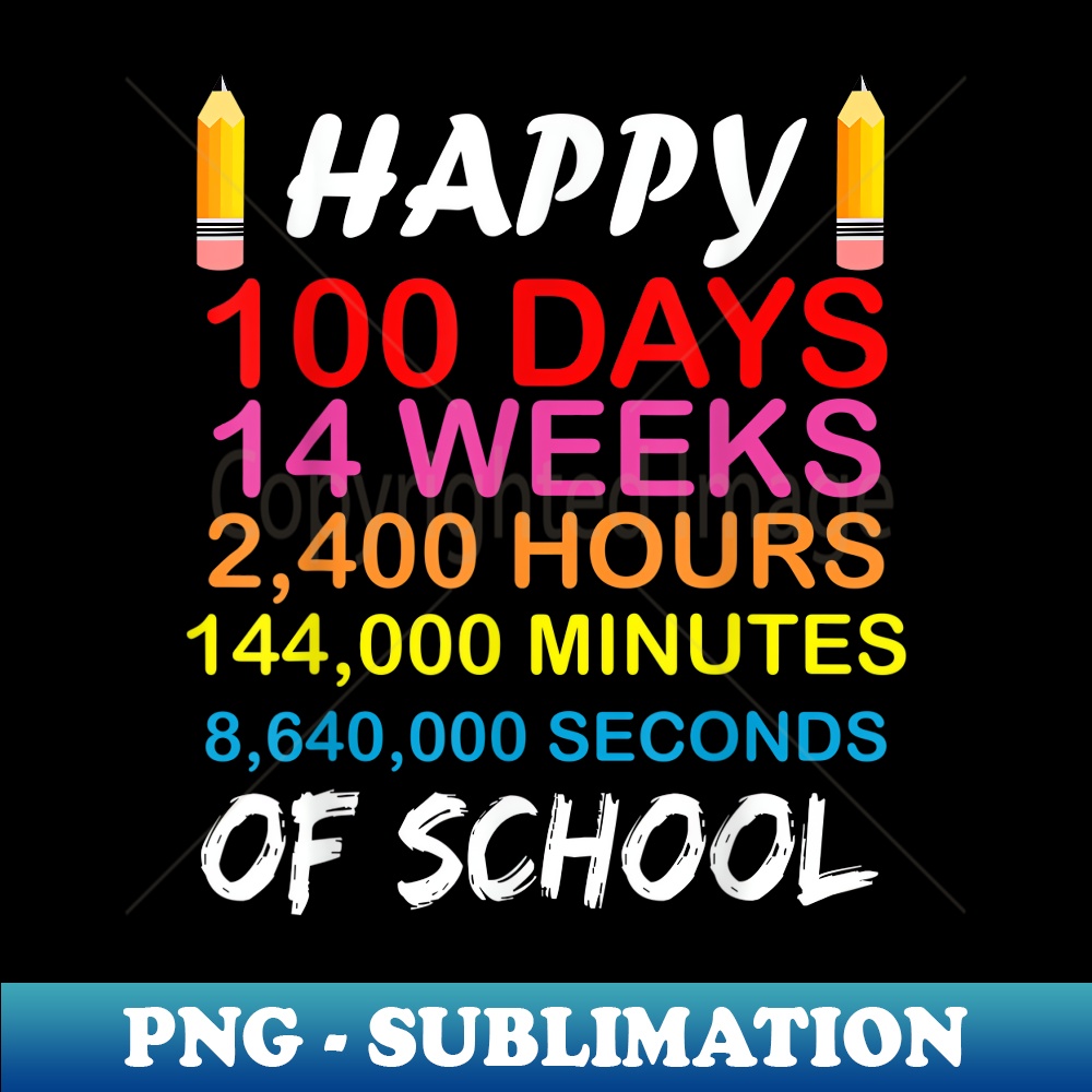 HAPPY 100 DAYS OF SCHOOL-14 WEEKS 2400 HOURS 144000 MINUTES | Inspire ...