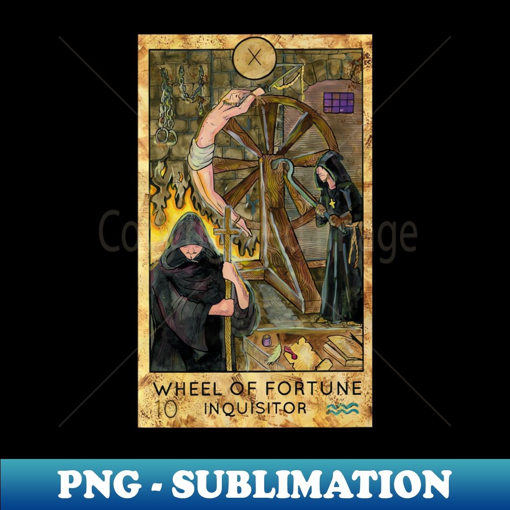 Wheel Of Fortune Major Arcana Tarot Card - Unique Sublimatio - Inspire ...