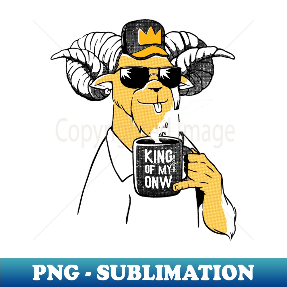 King Of MY Own Ram Coffee Mug - High-Resolution PNG Sublimat | Inspire ...