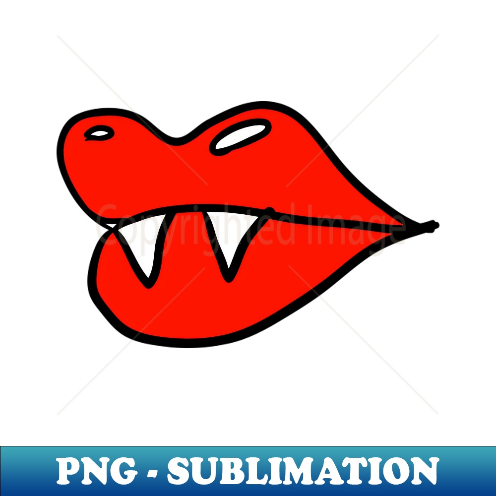 Vamp - Red Lips - PNG Sublimation Digital Download - Unlock - Inspire ...