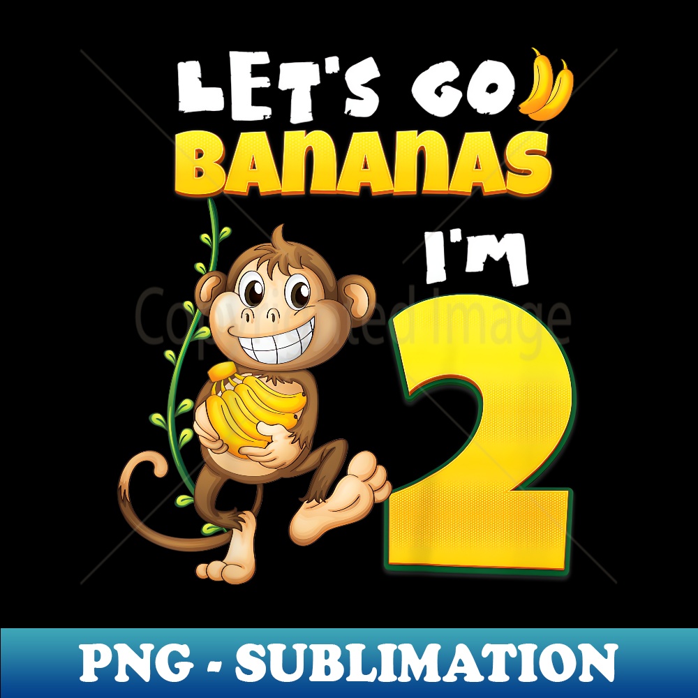 Let's Go Bananas I'm 2 Zoo Animal Jungle Safari 2nd Birthday | Inspire ...